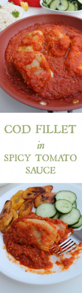 Wild Alaska Cod Fillet in Spicy Tomato Sauce
