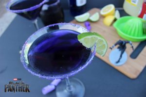 Heart of Wakanda Cocktail - Black Panther Drink